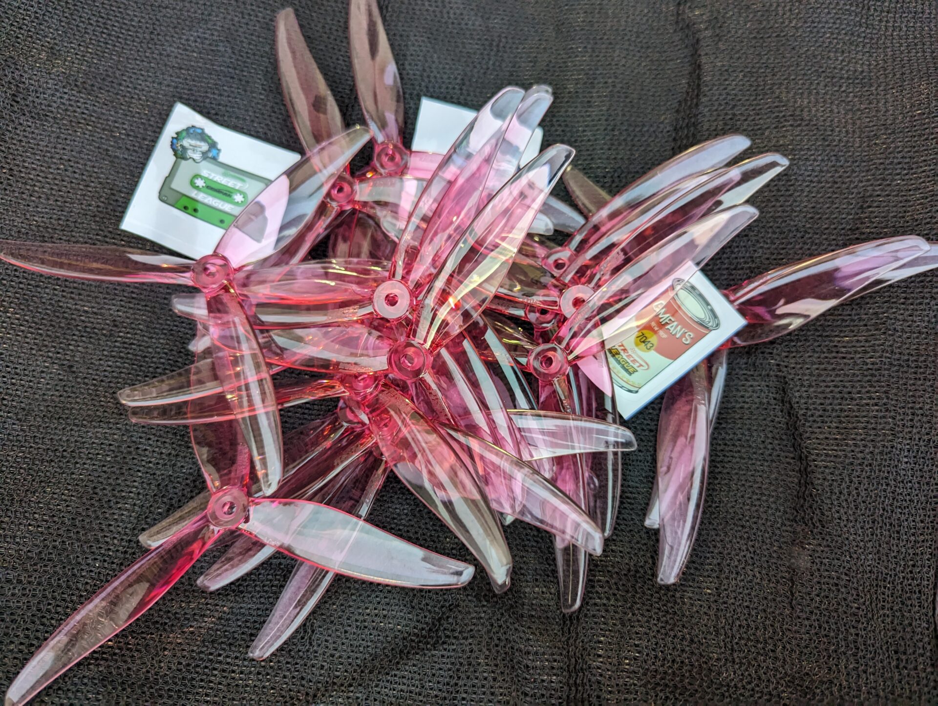 10 Sets of Gemfan 7043 props - Street League Spec Drone Racing